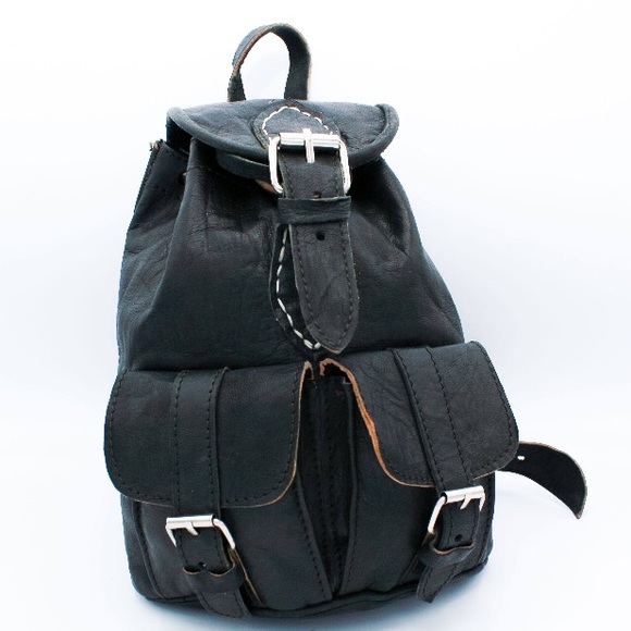 Bags | Hp 927 Small Handmade Leather Backpack | Poshmark